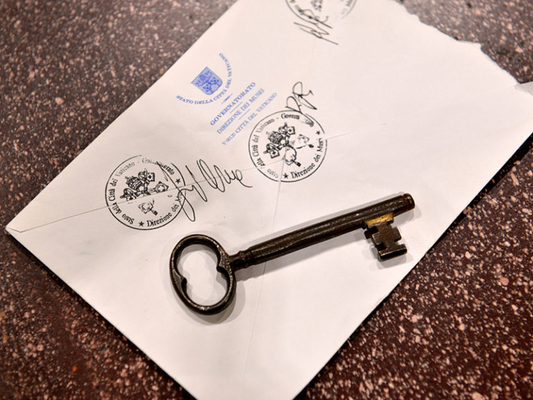 The pope is not the only keeper of the keys in the Vatican