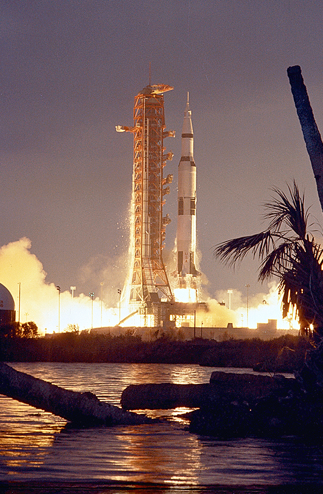 Bidding starts at $50K for Bible that went to moon