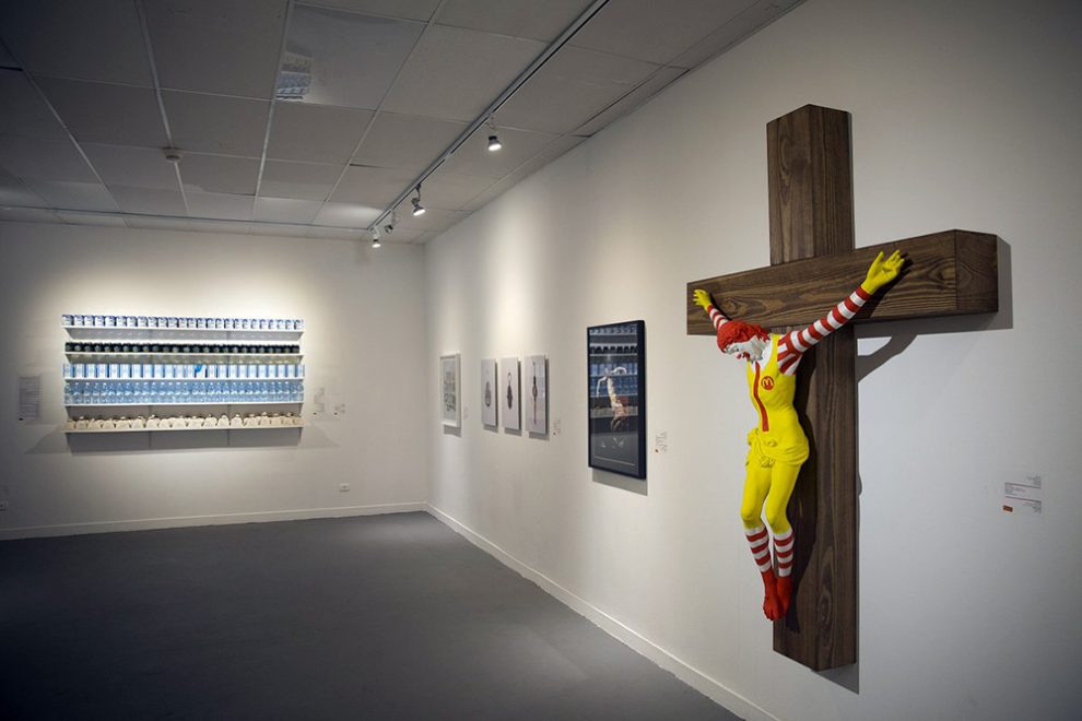 Israeli Christians protest artwork depicting Ronald McDonald as 'McJesus'