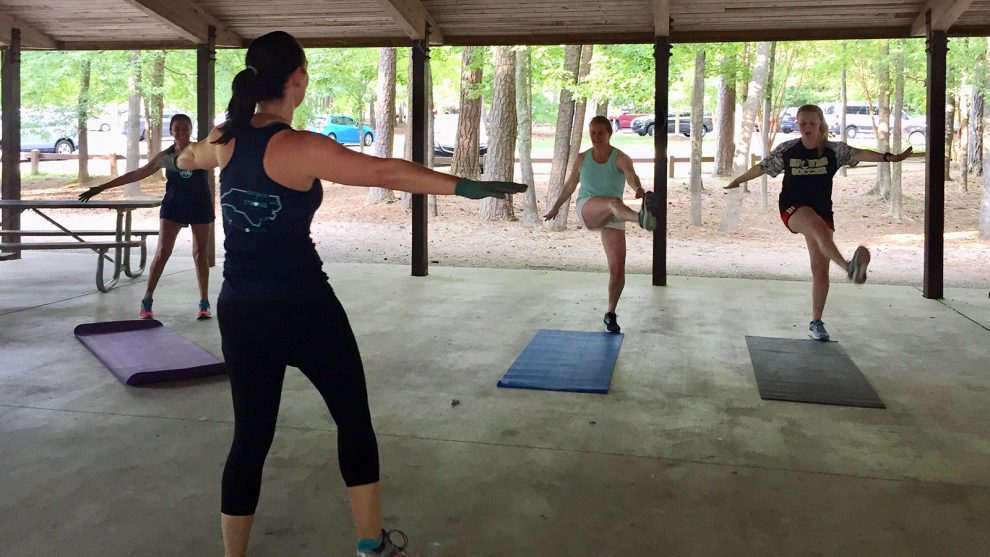 These women power through high-intensity workouts. Then they finish ...
