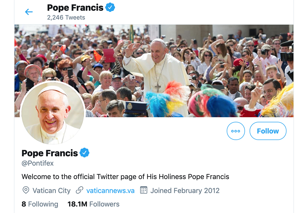 Seven years in, pope's Twitter account garners success, criticism and ...