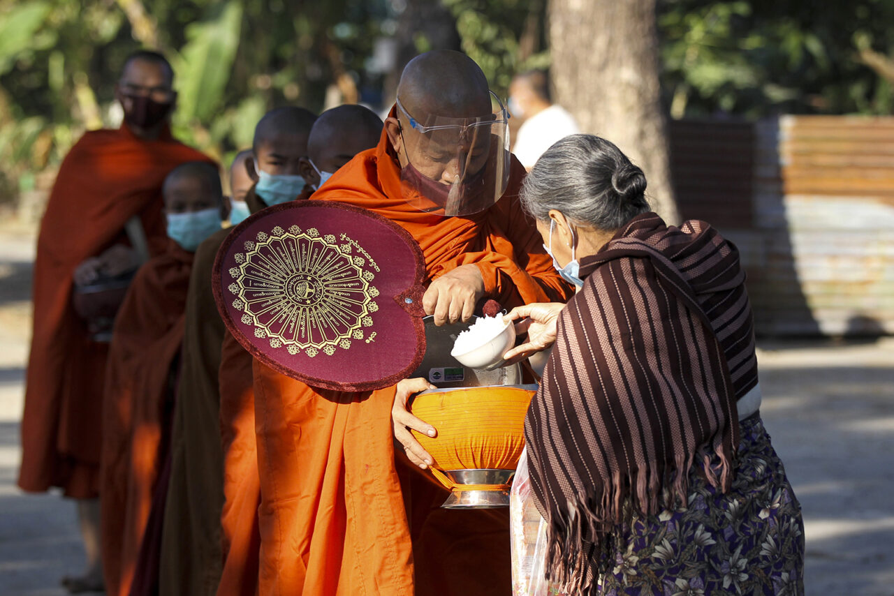 Democratic values compete with Buddhist ones in Myanmar