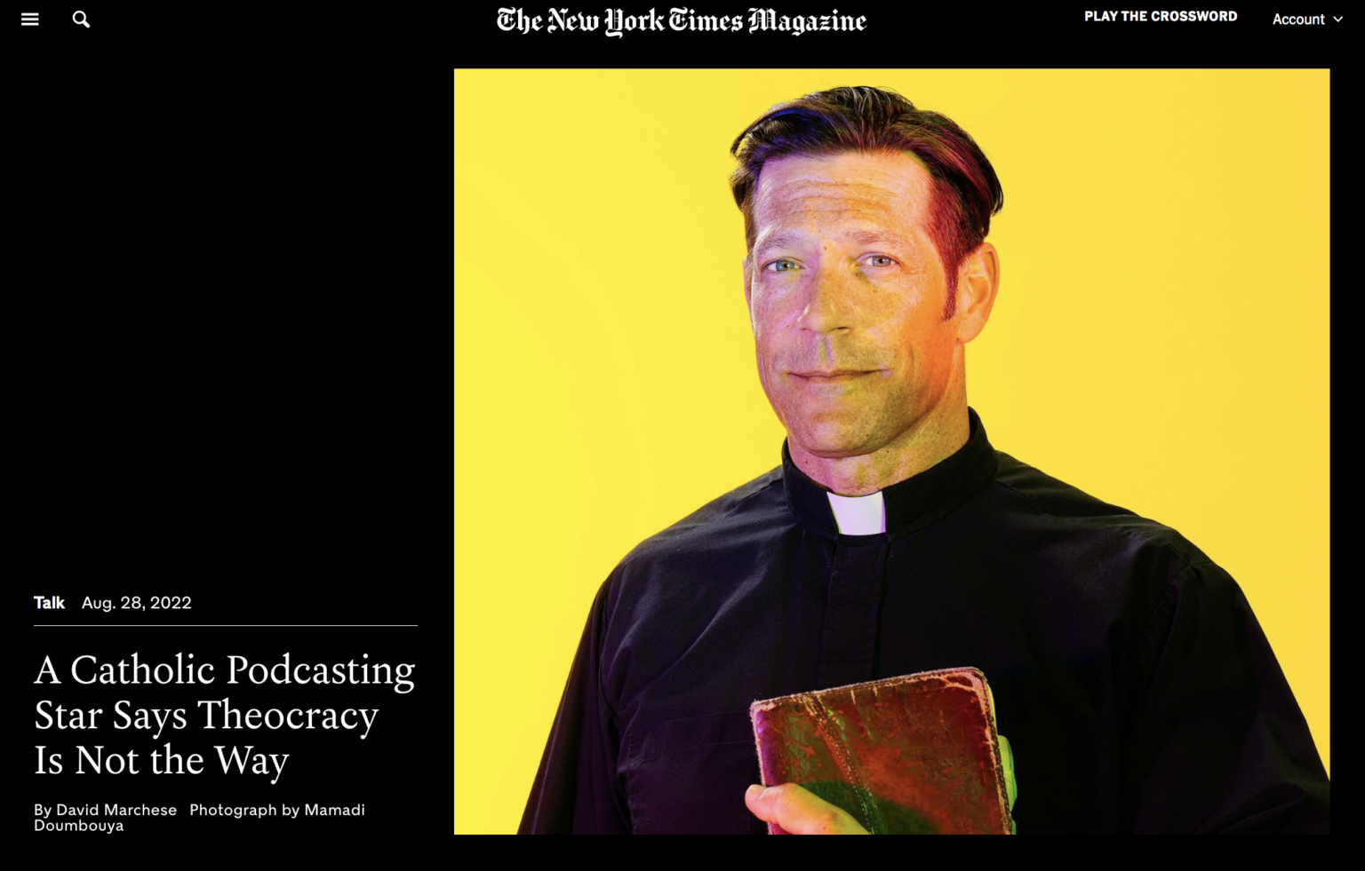 World's #1 religion podcaster to NYT: "God knows your name... you [are ...