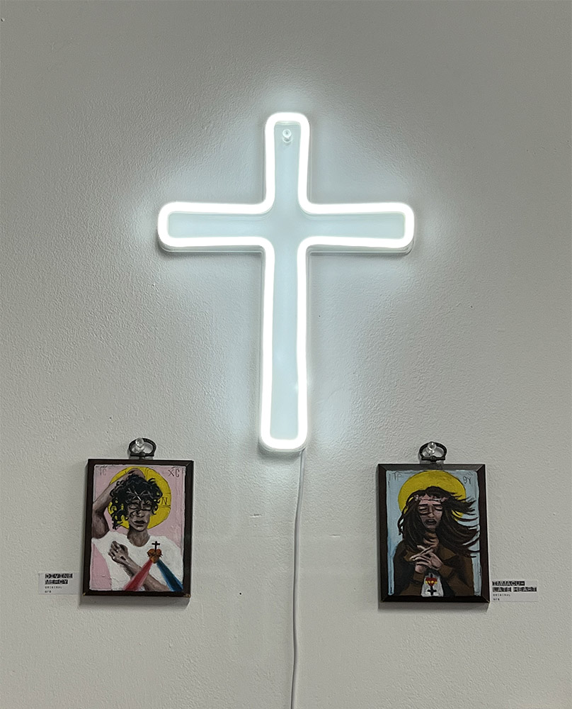Columbus artist's dreadlocked, tattooed icons offer a fresh take on the ...