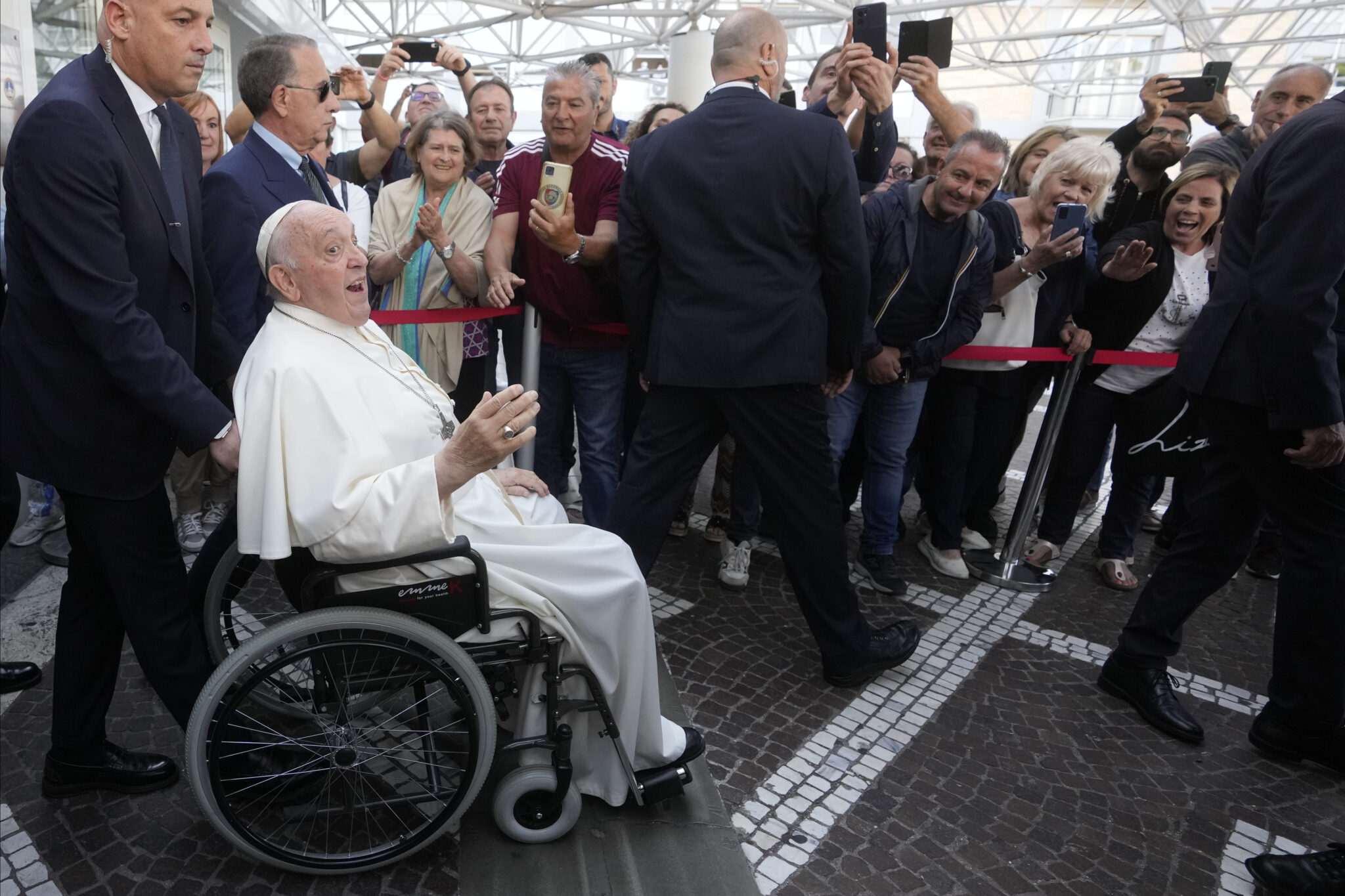 'Still alive': Pope Francis leaves hospital with few signs of slowing down