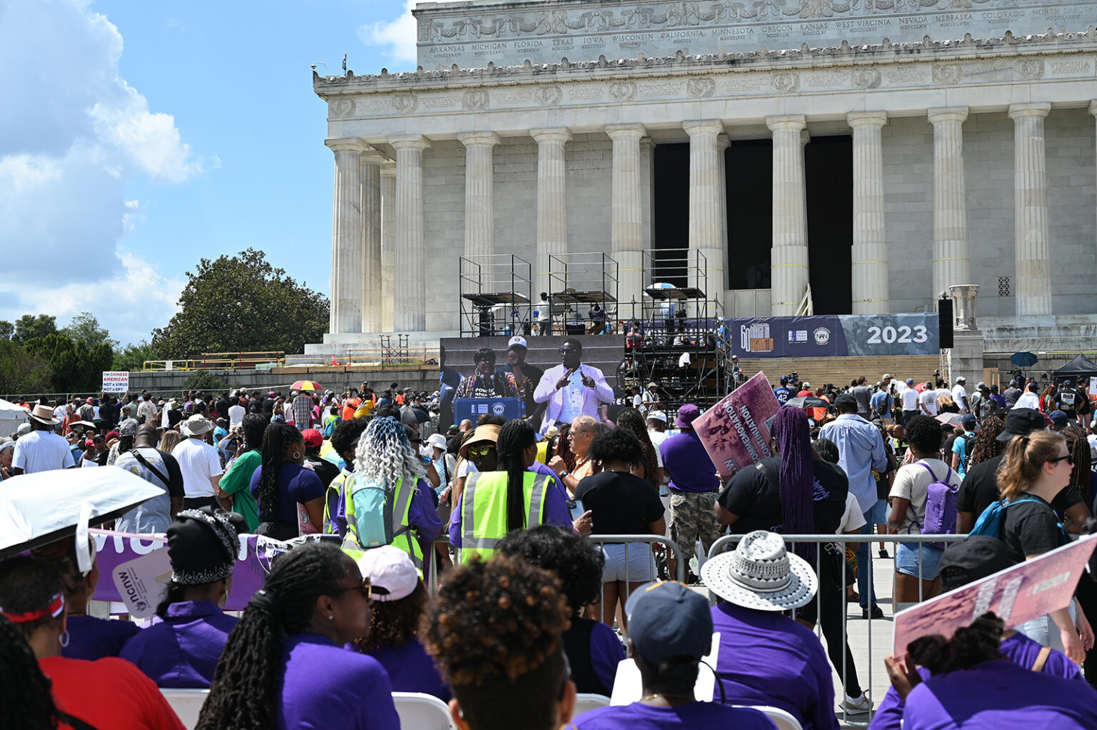 Thousands gather for March on Washington’s 60th anniversary