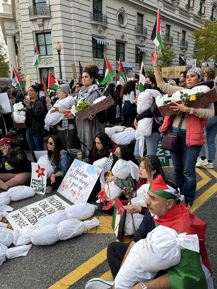 In Washington, Jews and Muslims protest for cease-fire in massive Free ...