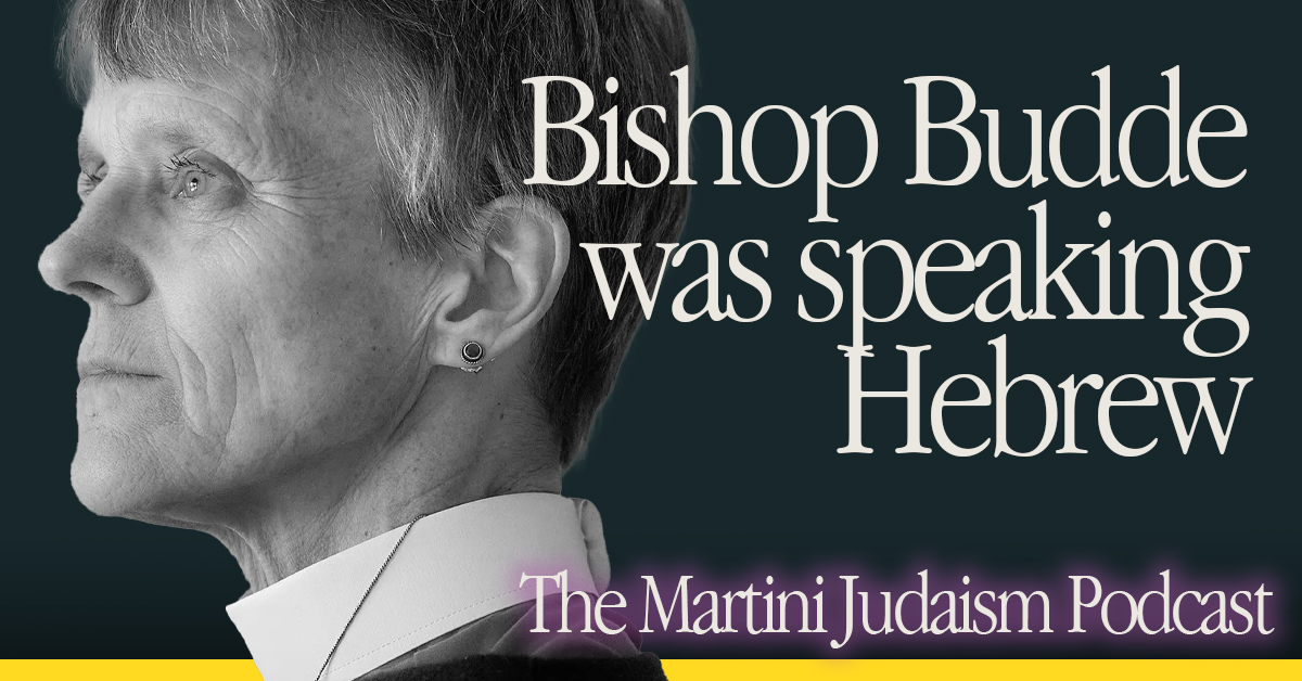 Bishop Budde was speaking Hebrew