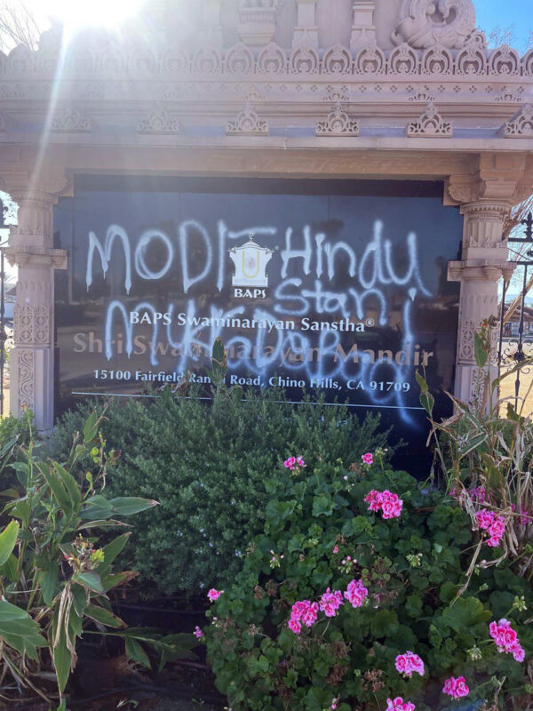 After another temple vandalization, the BAPS Hindu community prays for ...