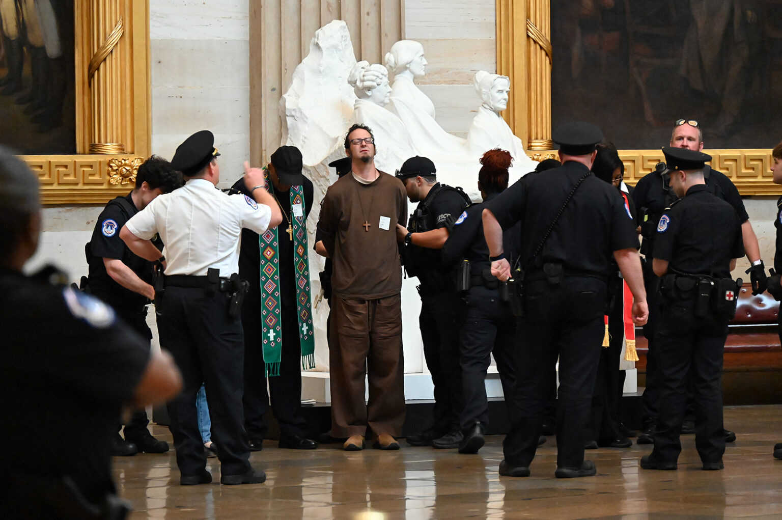 Shane Claiborne, four other faith activists arrested while protesting ...
