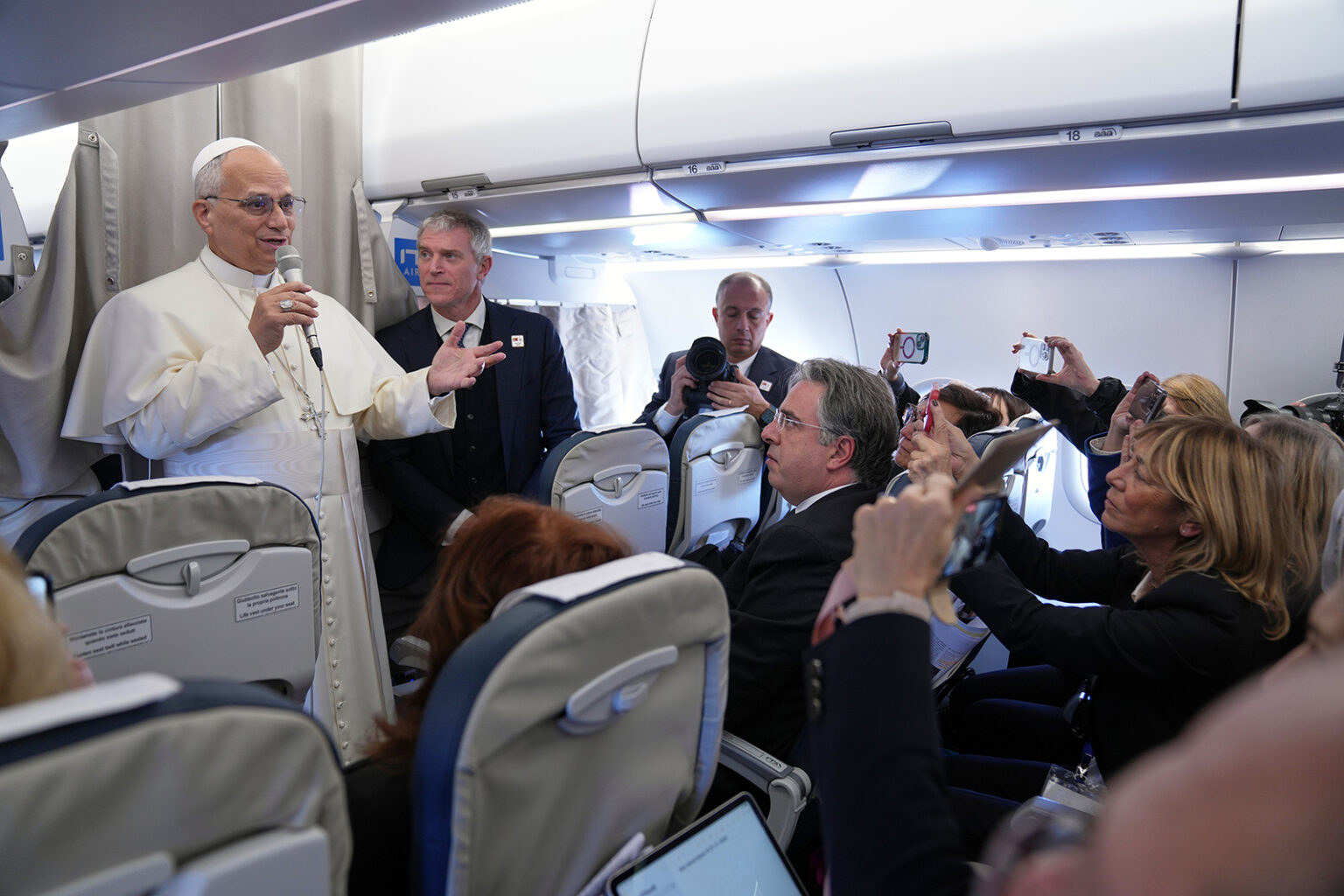 Pope Leo offers rare insight into his thoughts during the conclave