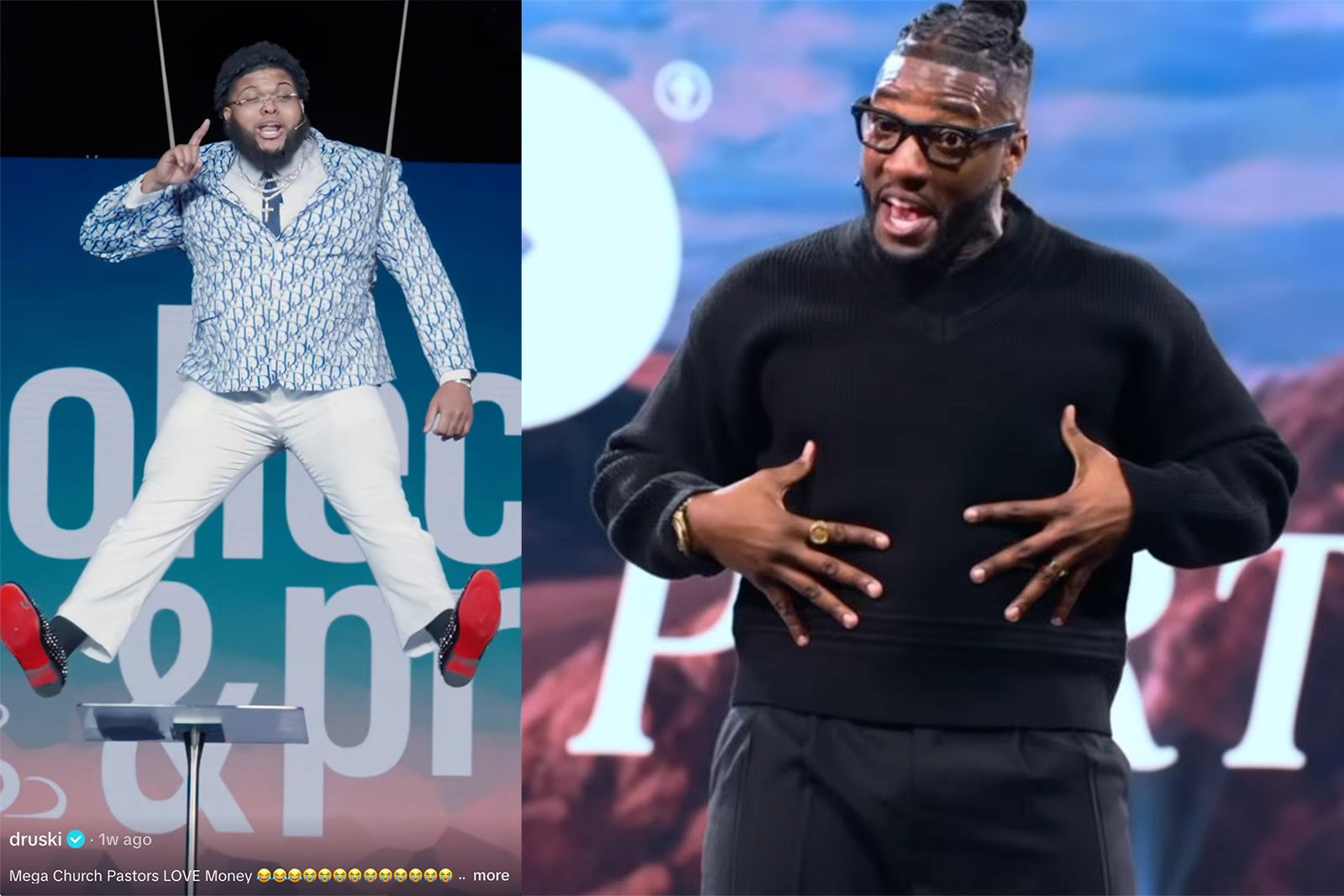 Druski's viral parody of flashy preachers renews debate over wealth in ...