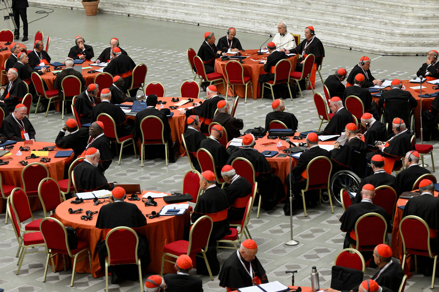 Pope Leo gathers cardinals in first consistory to chart church’s path ...