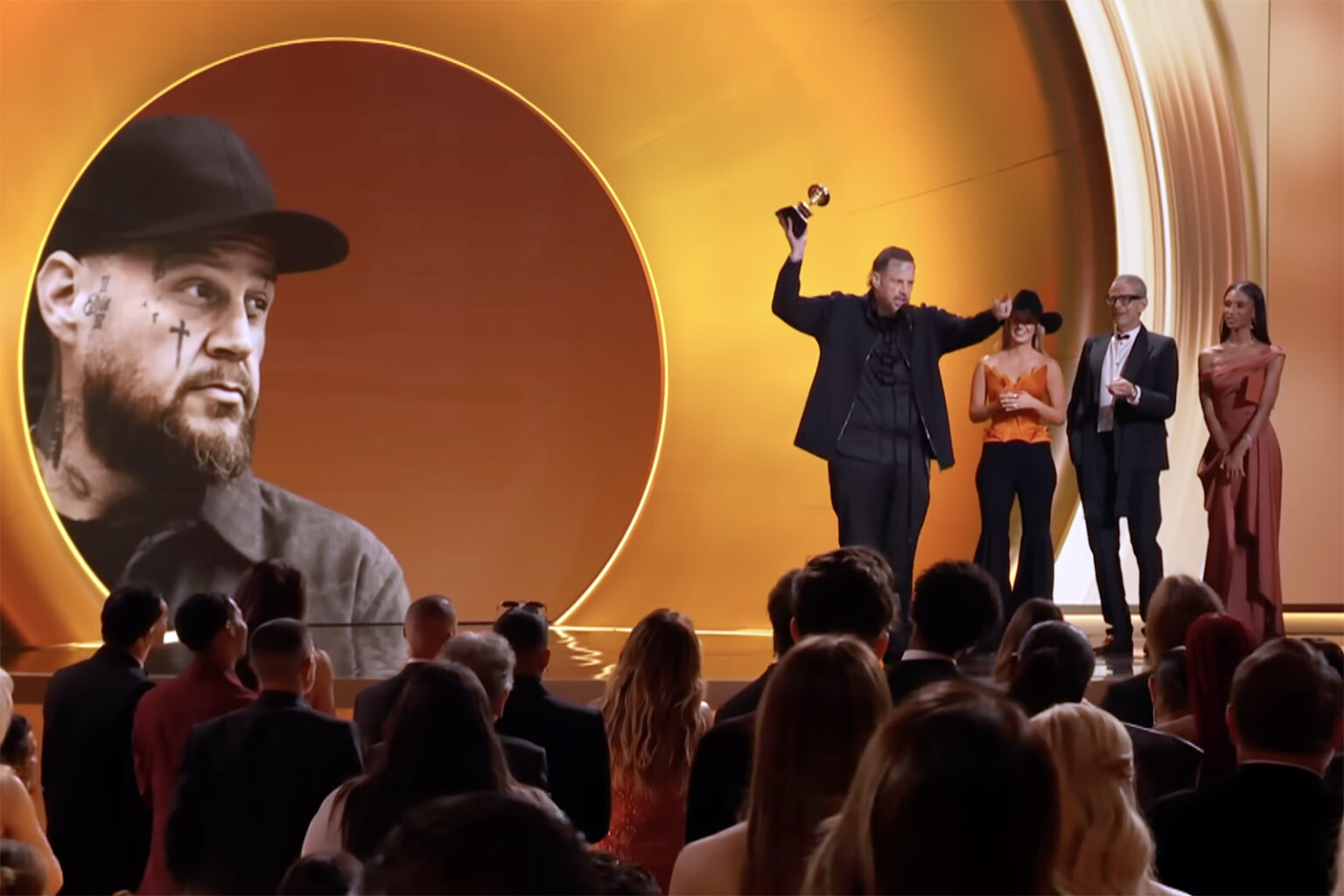 At the Grammys, faith and politics collide with Bad Bunny, Jelly Roll ...