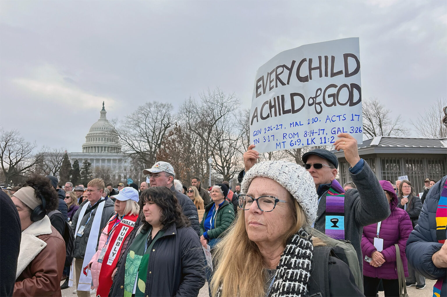 Outside US Capitol, hundreds of United Methodists call for dismantling ICE