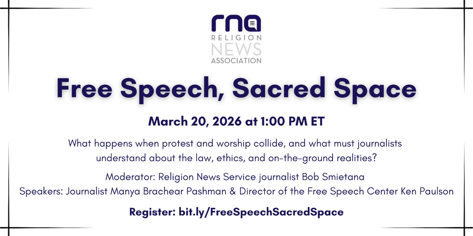 Religion News Association to host webinar on covering protests in ...