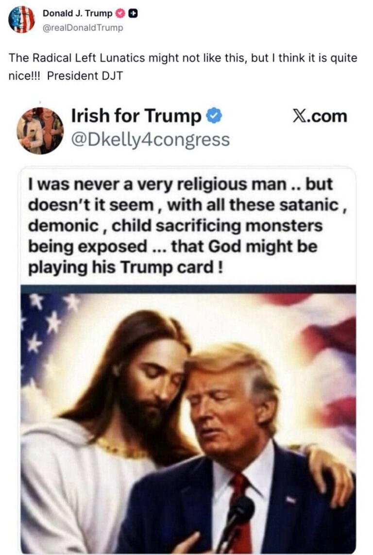 Jesus Hugging Trump | RNS