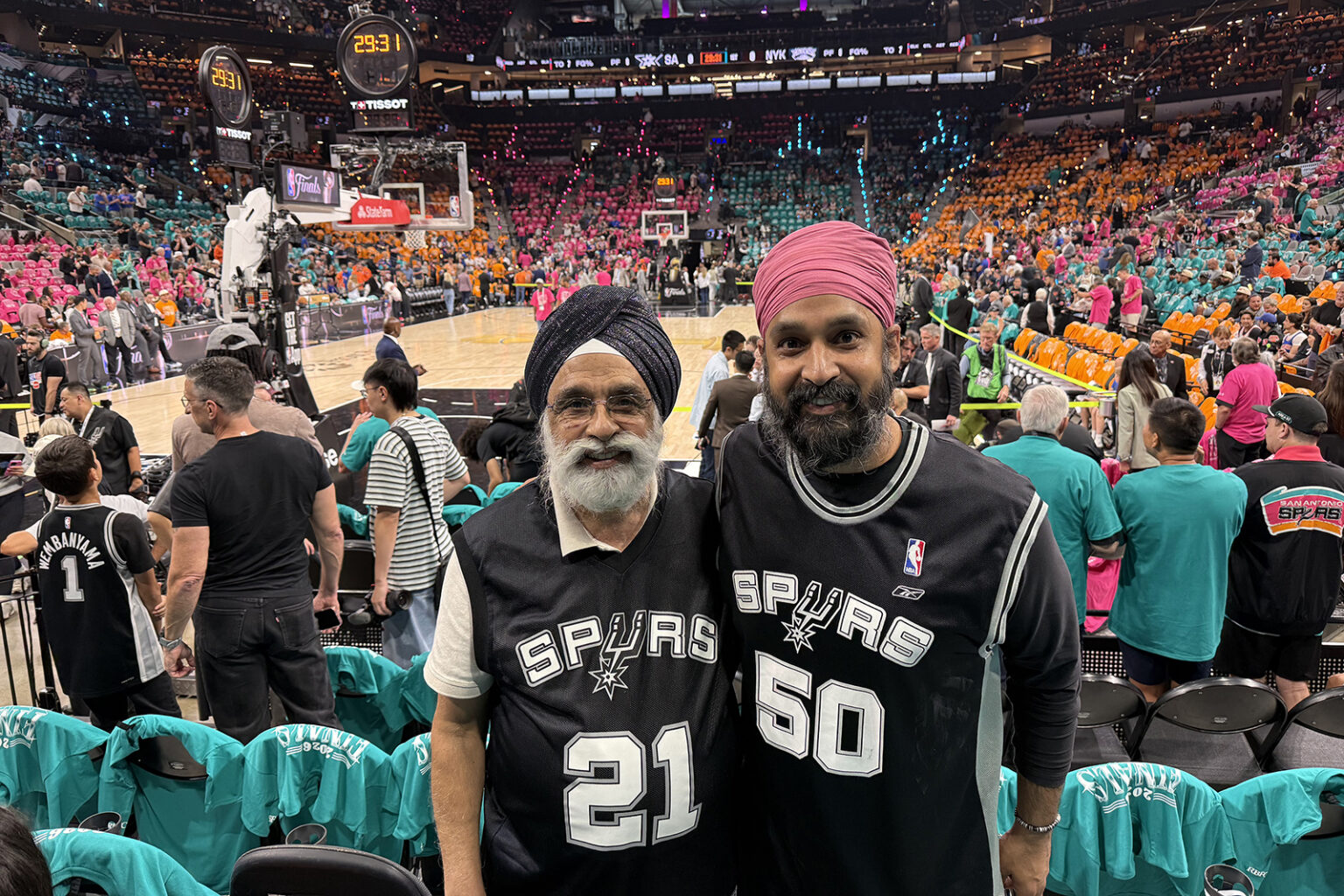 A Sikh Spurs fan holds onto faith